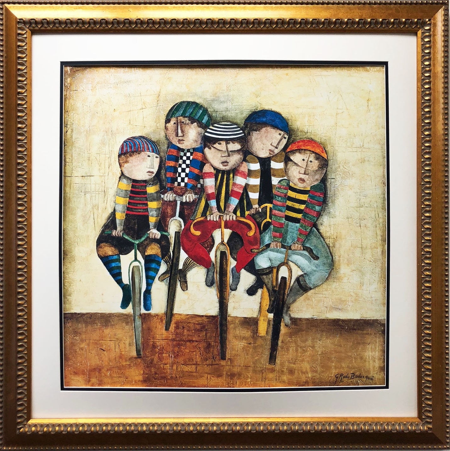 Graciela Rodo Boulanger "Tour de France" Lithograph Newly Custom Framed ...