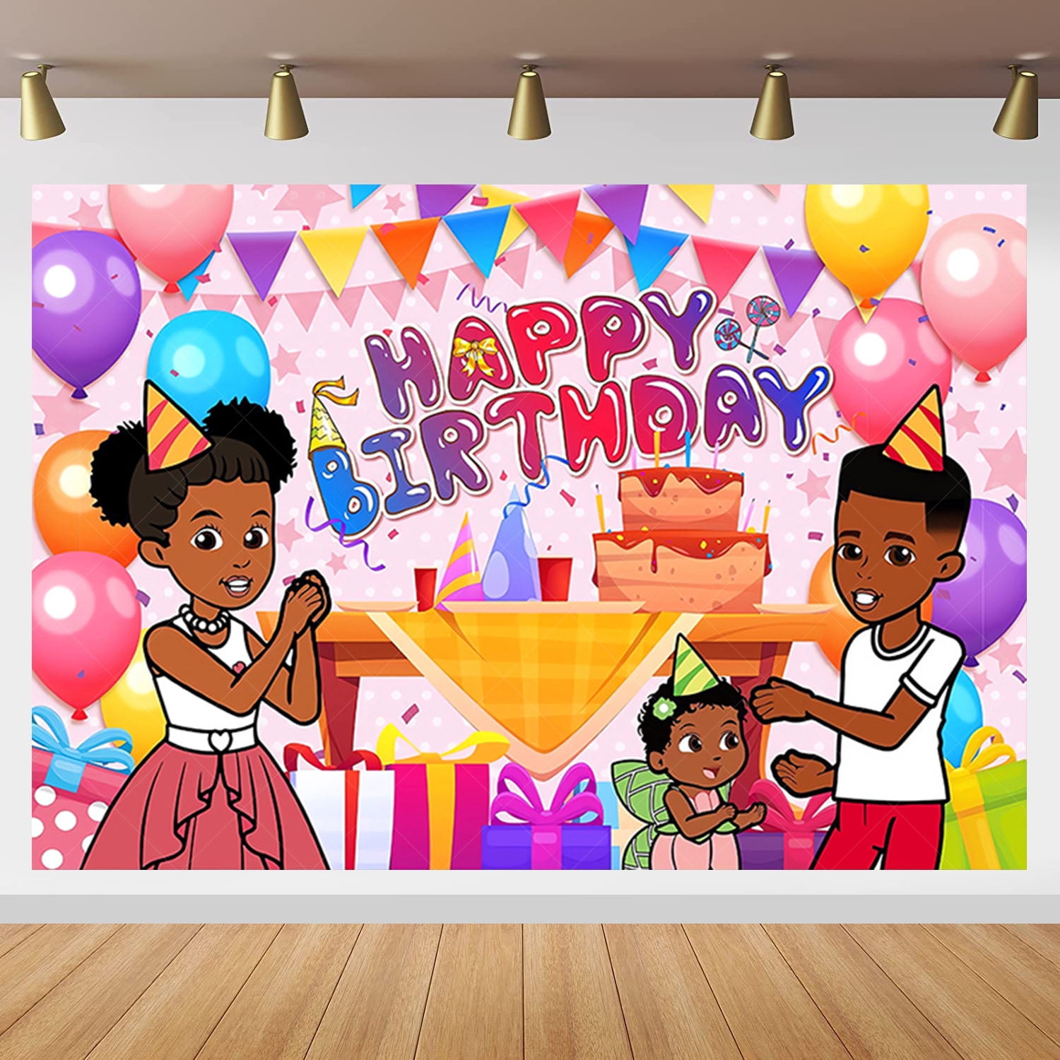 Gracies Corner Backdrop Kids 1st Birthday Party Newborn Shower ...