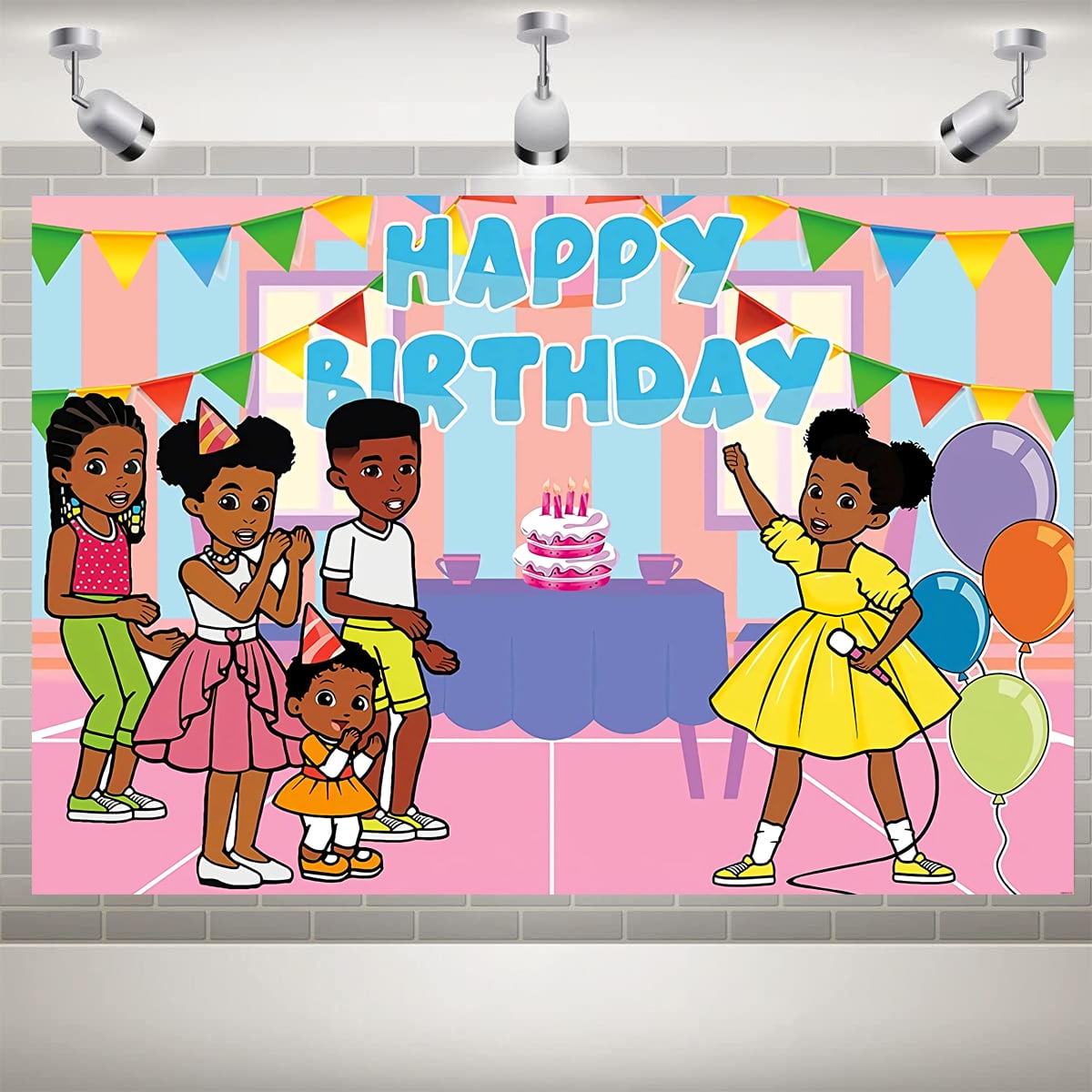 Gracies Corner Party Decoration Banner Photography Background for Kids ...