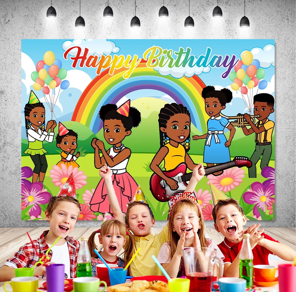 Gracies Corner Photography Backdrop Kids 1st Birthday Baby Shower Decor ...