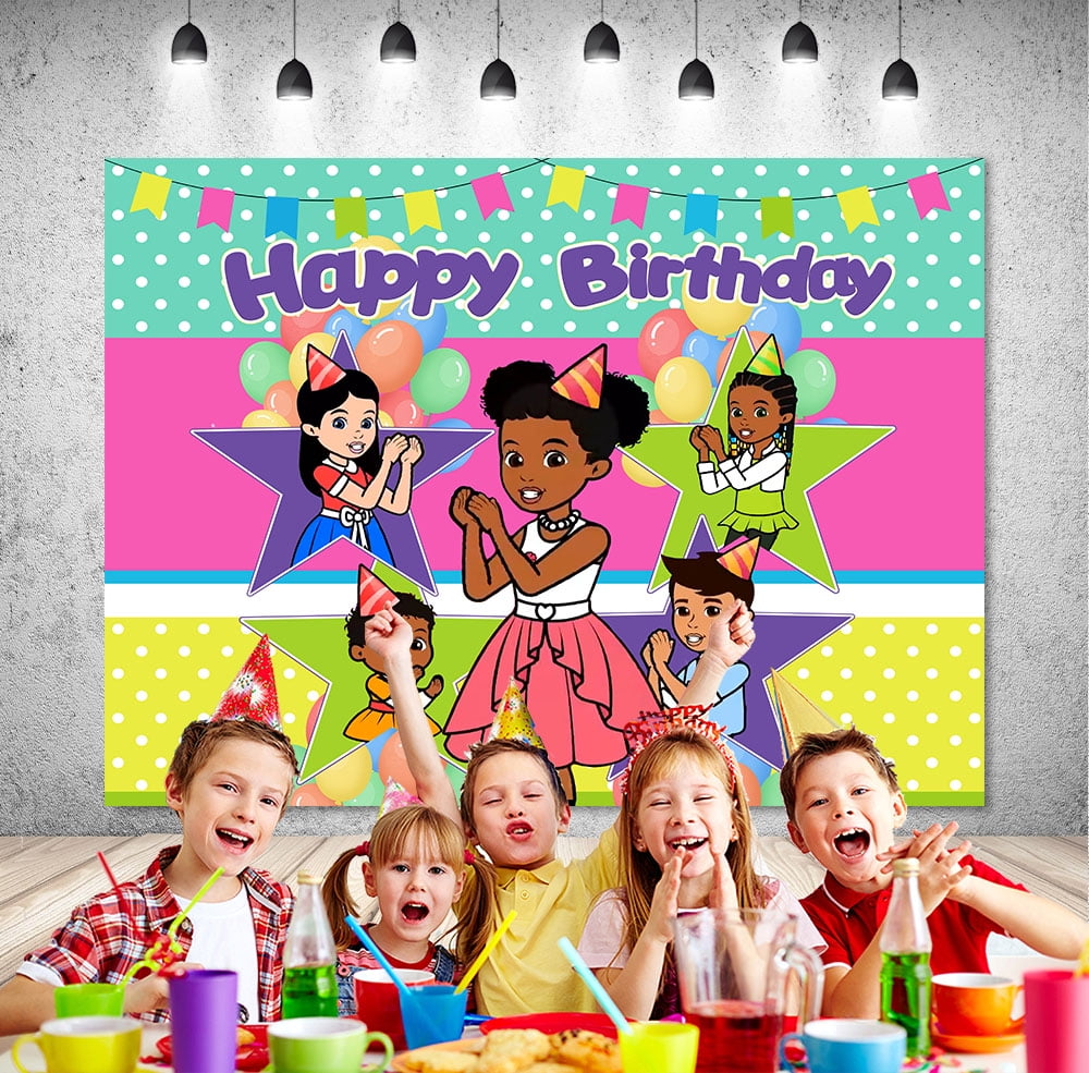 Gracies Corner Photography Backdrop Kids 1st Birthday Baby Shower Decor ...