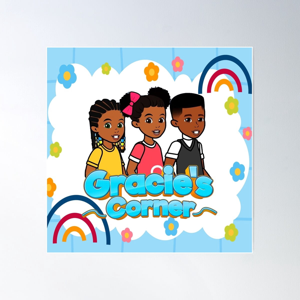 Gracies Family Corner Cute Phonic'S Song Poster Wall Art, Modern Wall ...