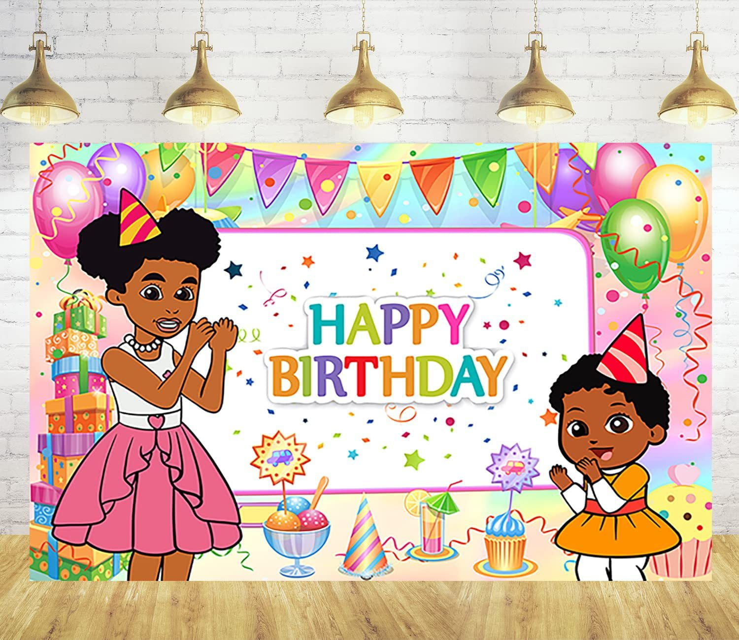Gracies Party Decorations Happy Birthday Party Banner Gracies Party ...