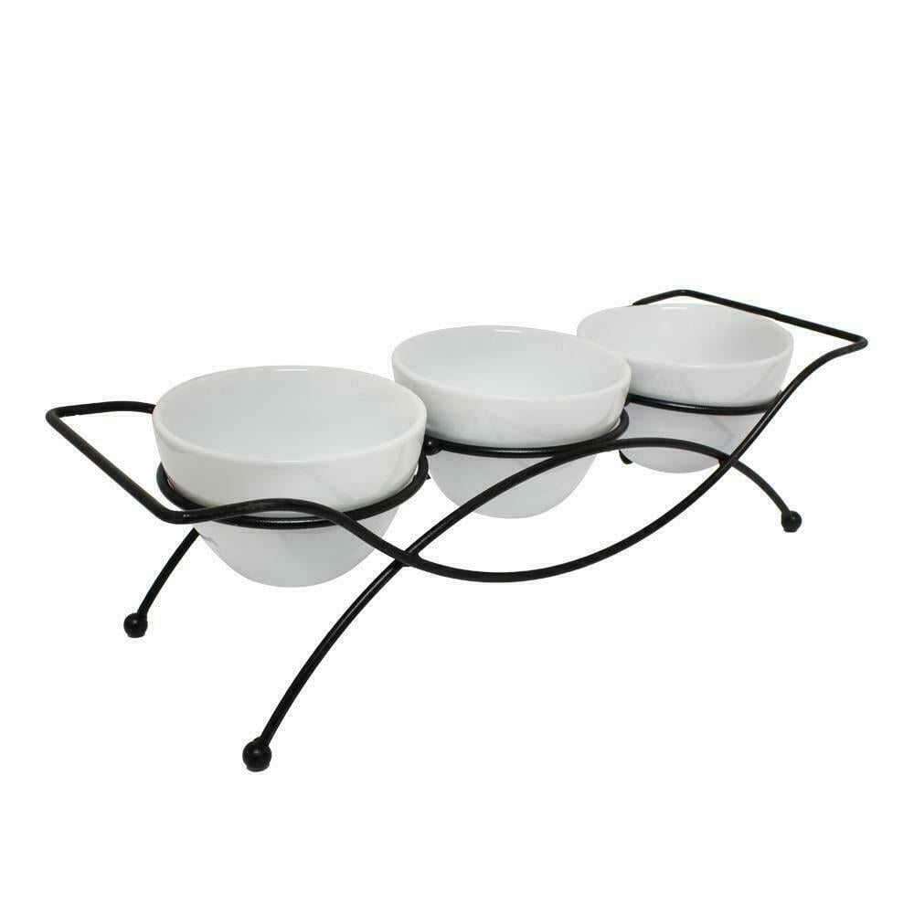 Gracious Dining 3 Piece Serving Tidbit Dish Set, White - Walmart.com