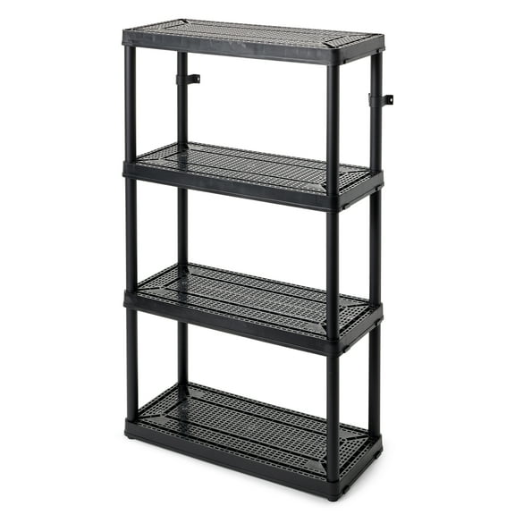 Sterilite Heavy-Duty 4-Shelf Storage Unit for Garage & Basement ...