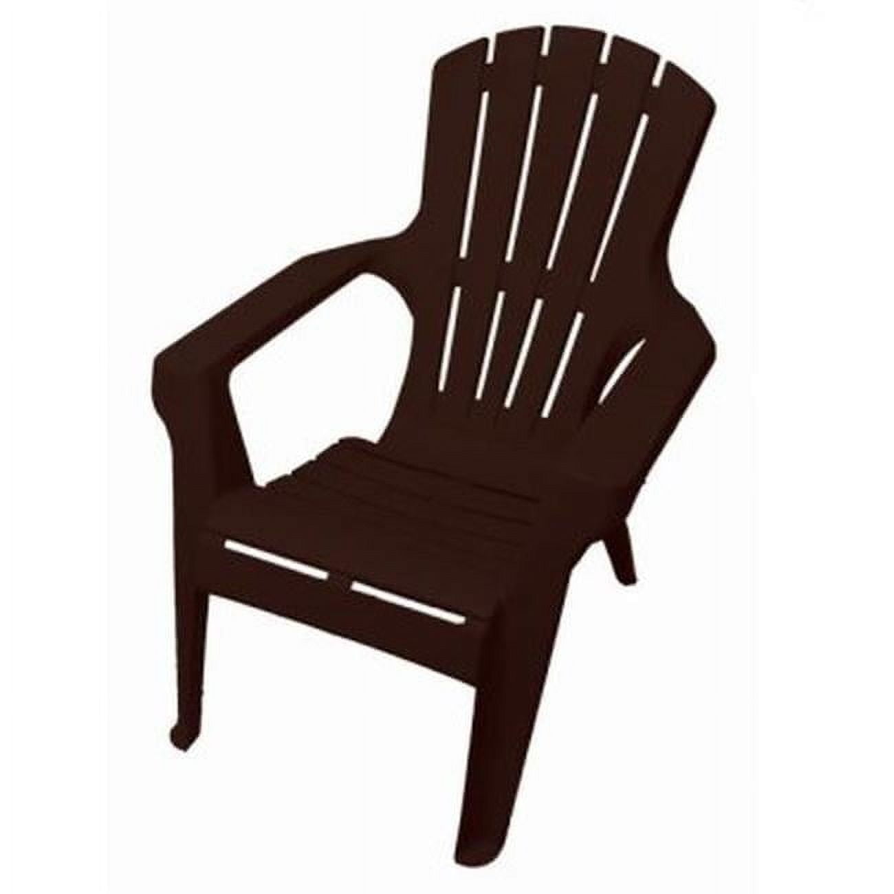 Gracious Living 9848268 250 lbs Adirondack Resin Earth Chair - Walmart.com