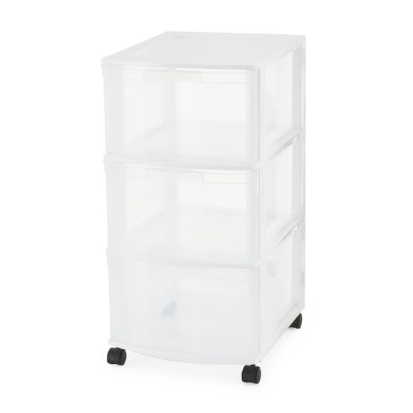 3 Drawer Plastic Storage