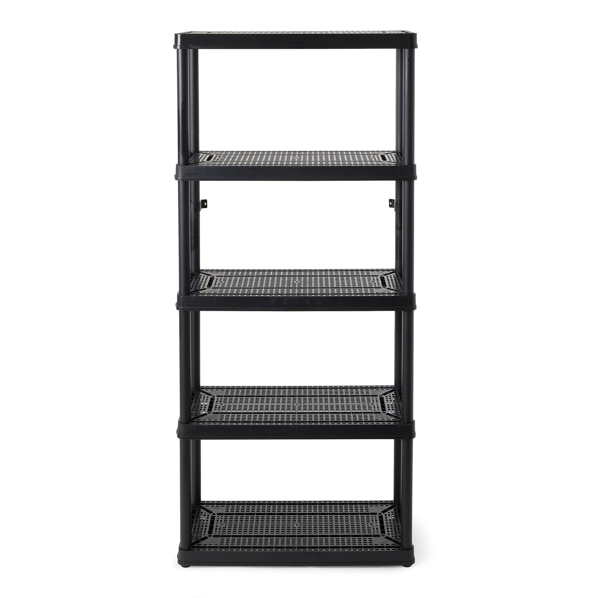 Open Box Gracious Living Medium Duty Ventilated Storage Shelving, 5 ...