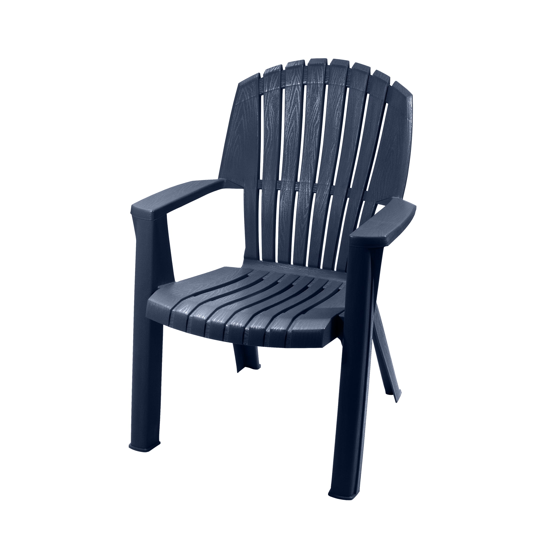 Gracious Living Cape Cod Adirondack Chair, Nightshadow Blue, Outdoor ...