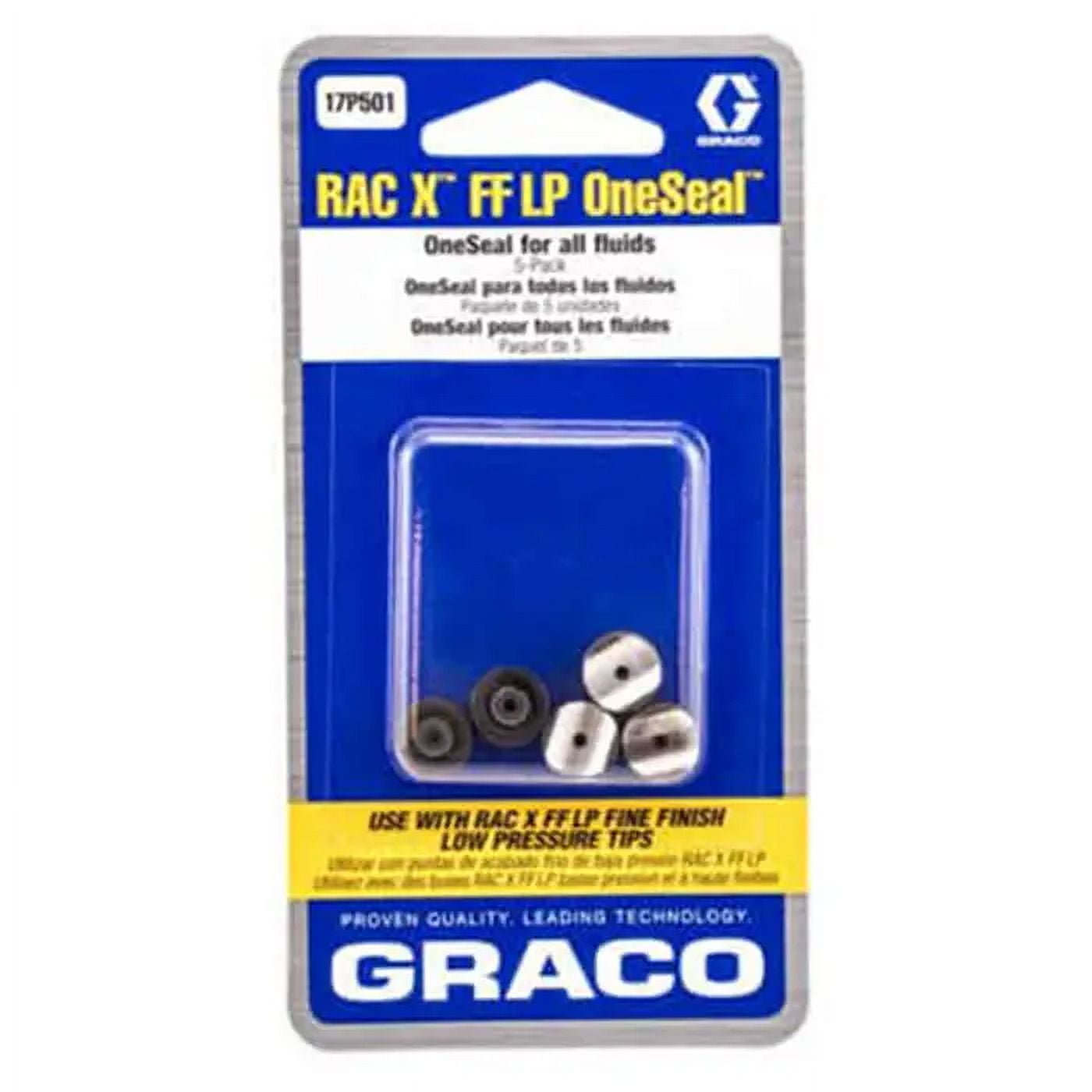 Graco 17P501 RAC X OneSeal Seal Kit, 5-Pack - Walmart.com