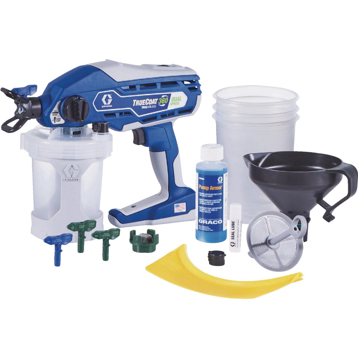 Graco 26D281 Handheld Airless Paint Sprayer, Dual Speed, 5.64 lb, 2 ...