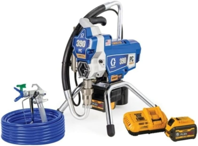 Graco 390 Pc Airless Paint Sprayer Cordless Kit With Stand - Walmart.com