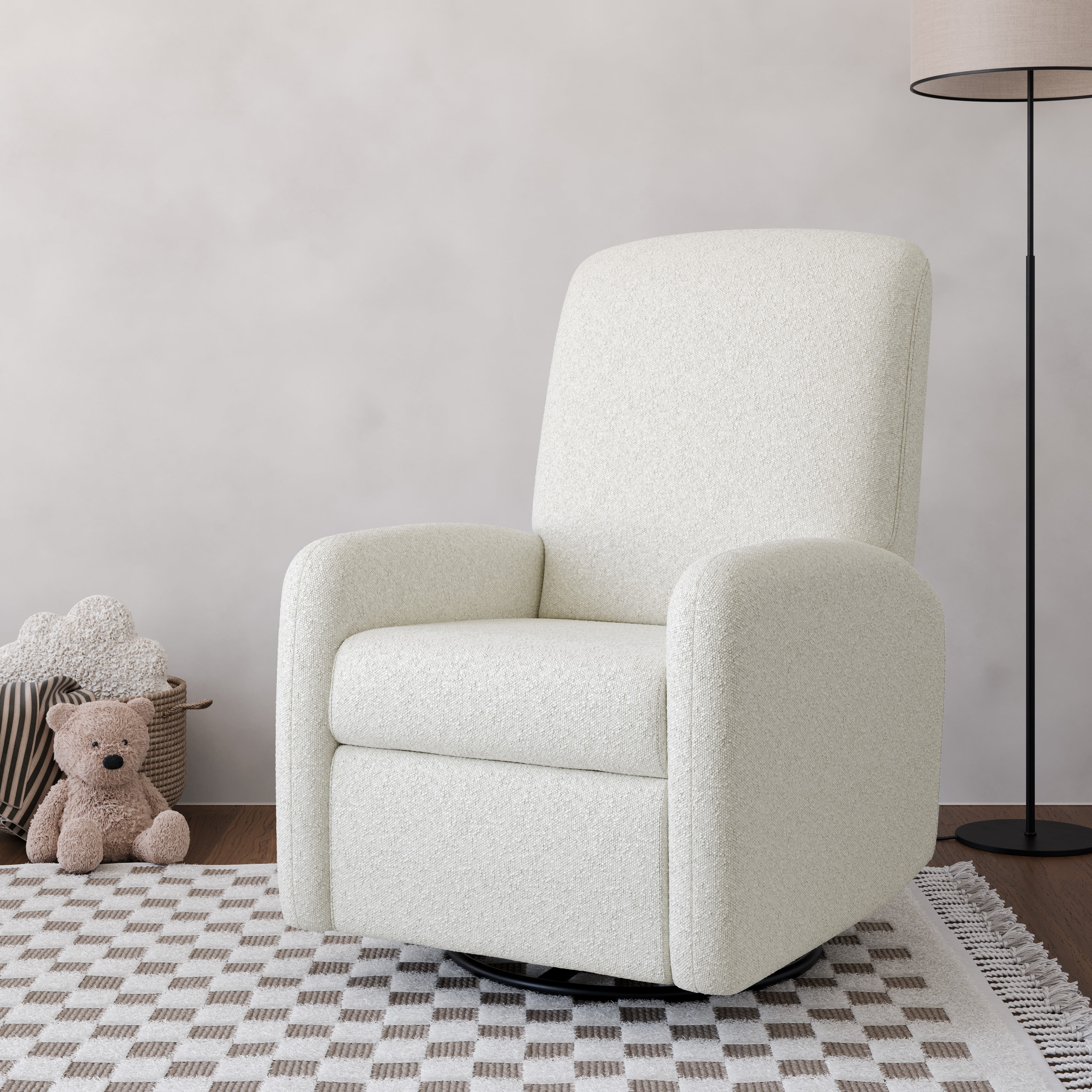 Graco Bellwood Power Recliner Swivel Glider, Ivory Boucle - Walmart.com