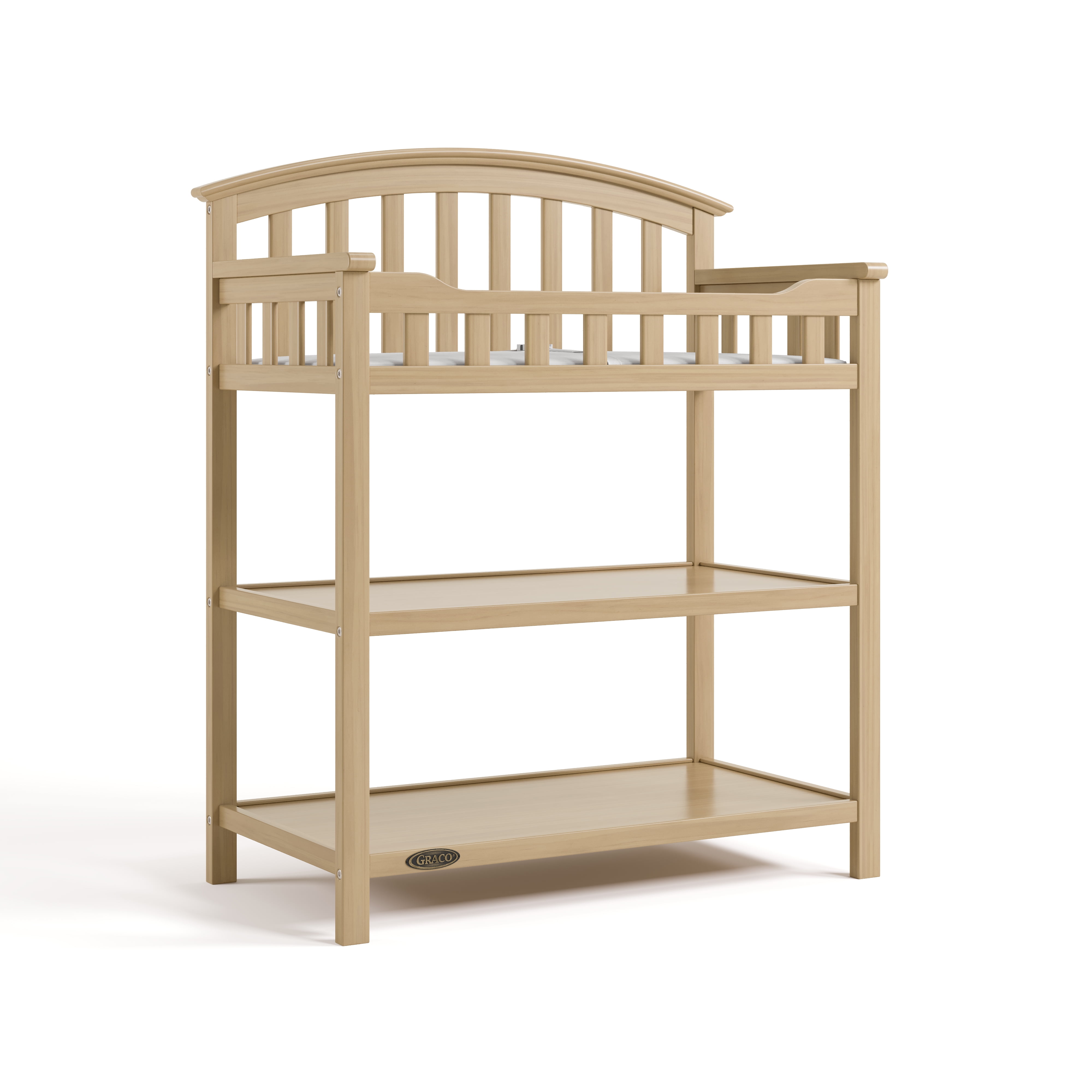 Graco Infant Changing Table with Changing Pad, Driftwood - Walmart.com