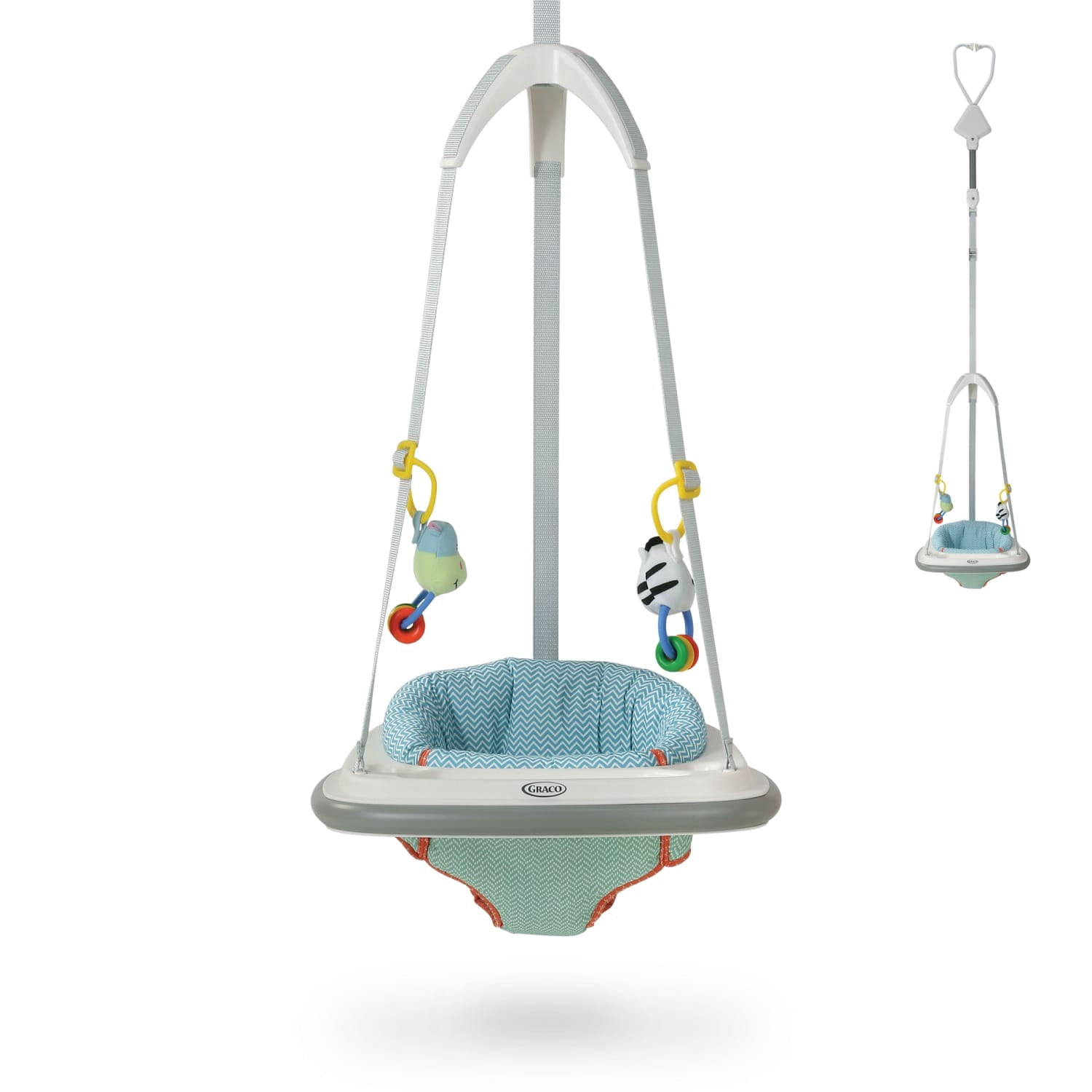 Graco Bumper Baby Jumper, Portable Doorway Travel, Unisex, Newborn ...