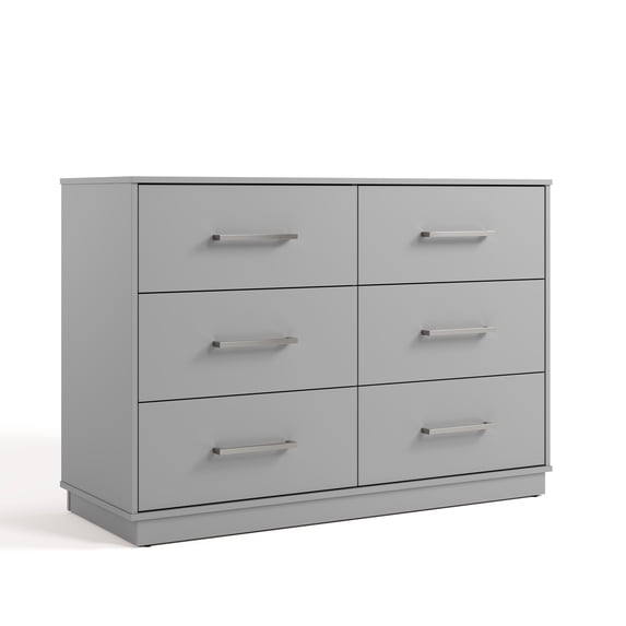 Graco Essentials 6 Drawer Nursery Double Dresser, Pebble Gray - Walmart.com