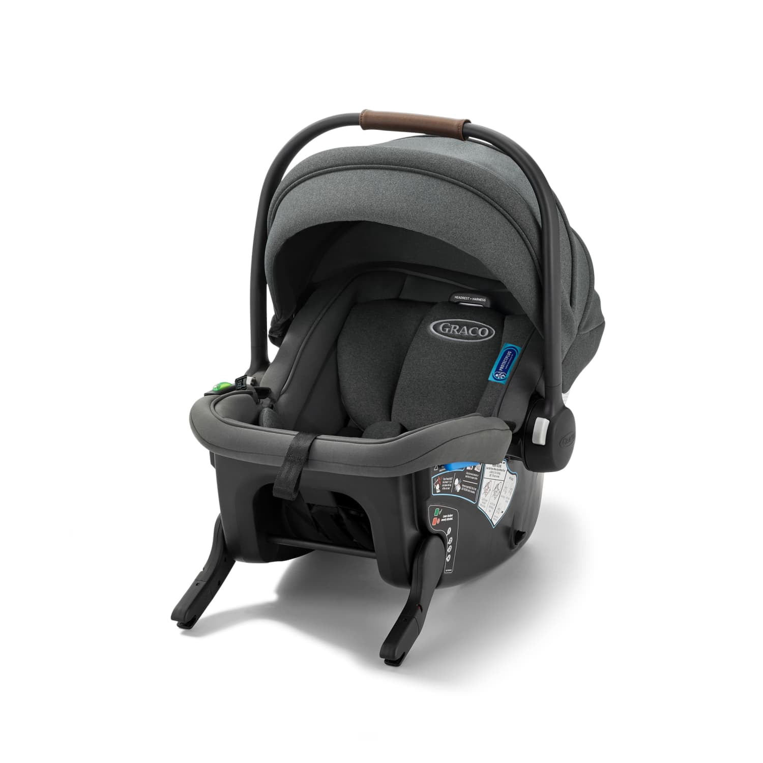 Graco GoMax Baseless Infant Car Seat ft. Insta-Install Rigid LATCH, Ace ...