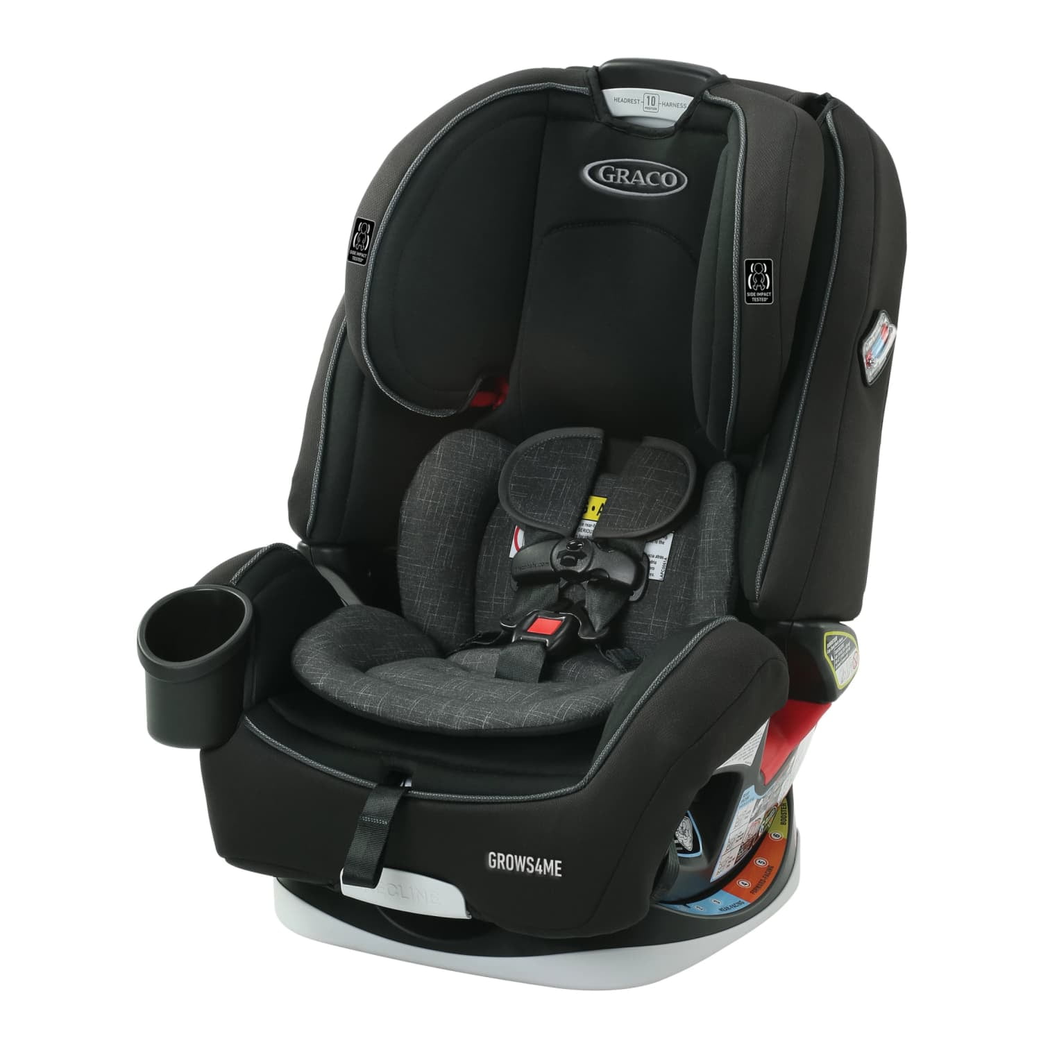 Graco Grows4Me 4-in-1 Car Seat, West Point, Grey - Walmart.com
