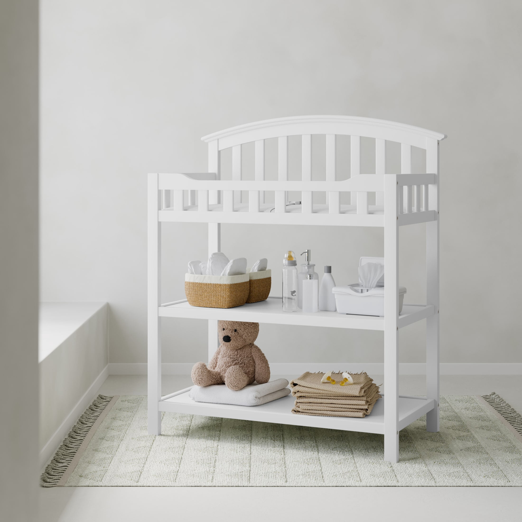 Graco Infant Changing Table, White - Walmart Business Supplies
