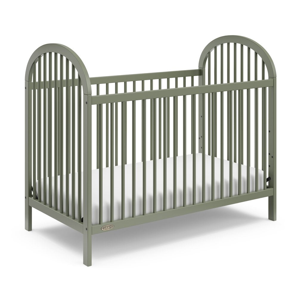 Graco Olivia 3-in-1 Convertible Crib (Olive) – GREENGUARD Gold ...