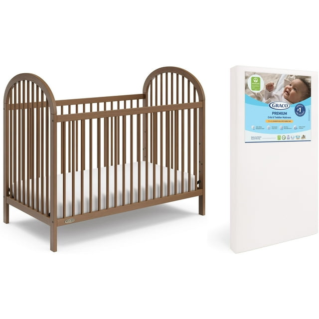 Graco Olivia 3-in-1 Convertible Crib and Premium Crib & Toddler ...