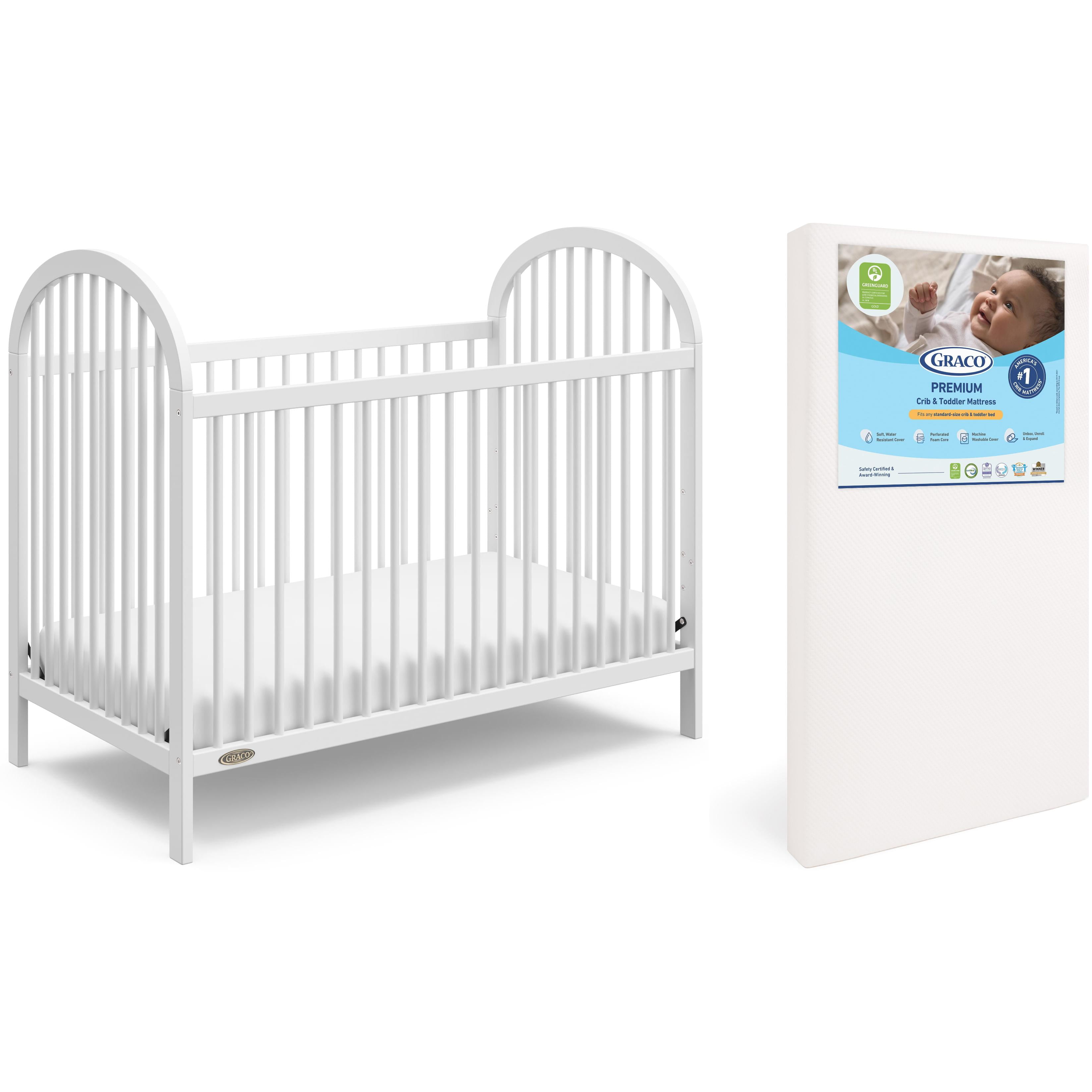 Graco Olivia 3-in-1 Convertible Crib and Premium Crib & Toddler ...