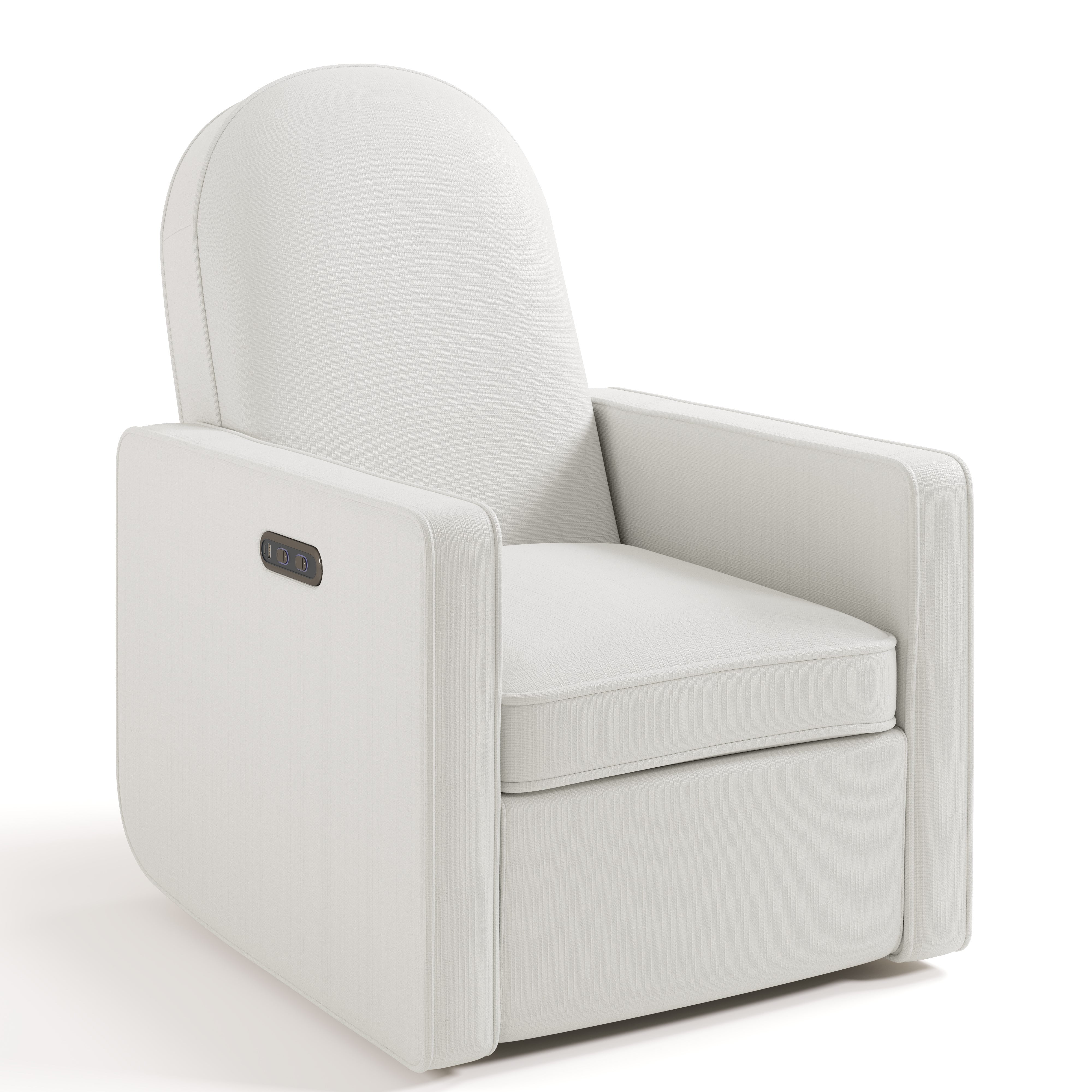 Graco Olivia Nursery Power Recliner Swivel Glider, Ivory Basketweave ...