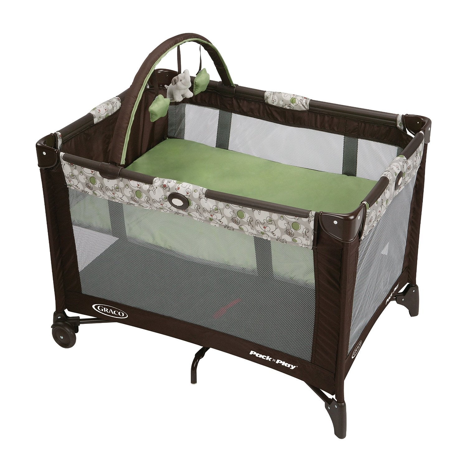 Graco Pack 'n Play On the Go Playard with Bassinet, Zuba - Walmart.com