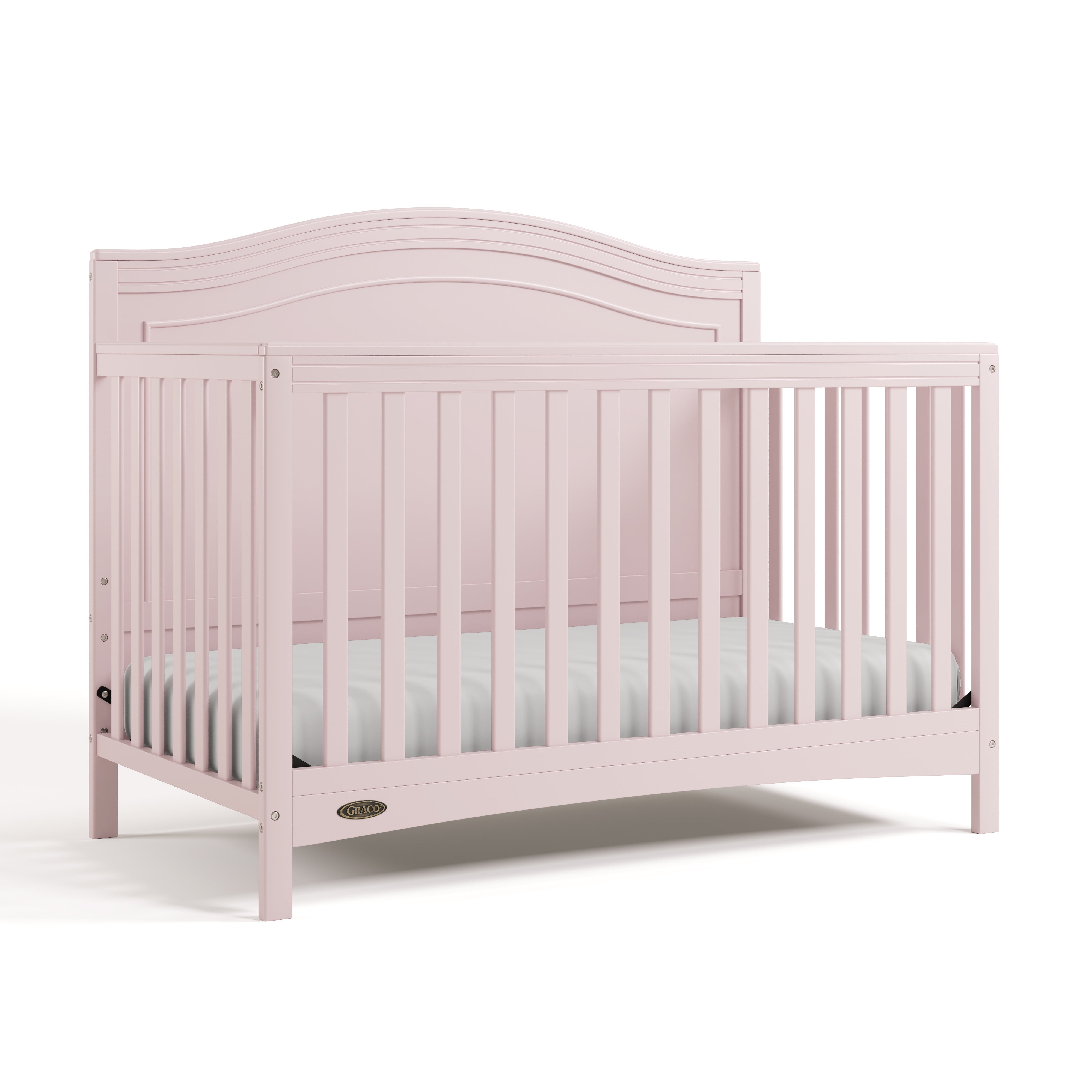Graco Paris 4-in-1 Convertible Baby Crib, Blush - Walmart.com