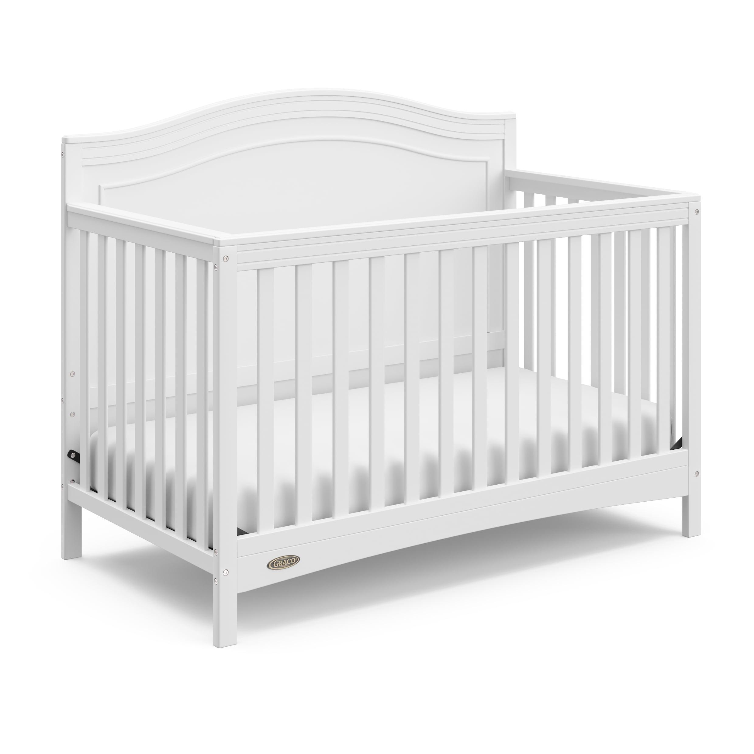 Graco Paris 4-in-1 Convertible Baby Crib, White - Walmart.com