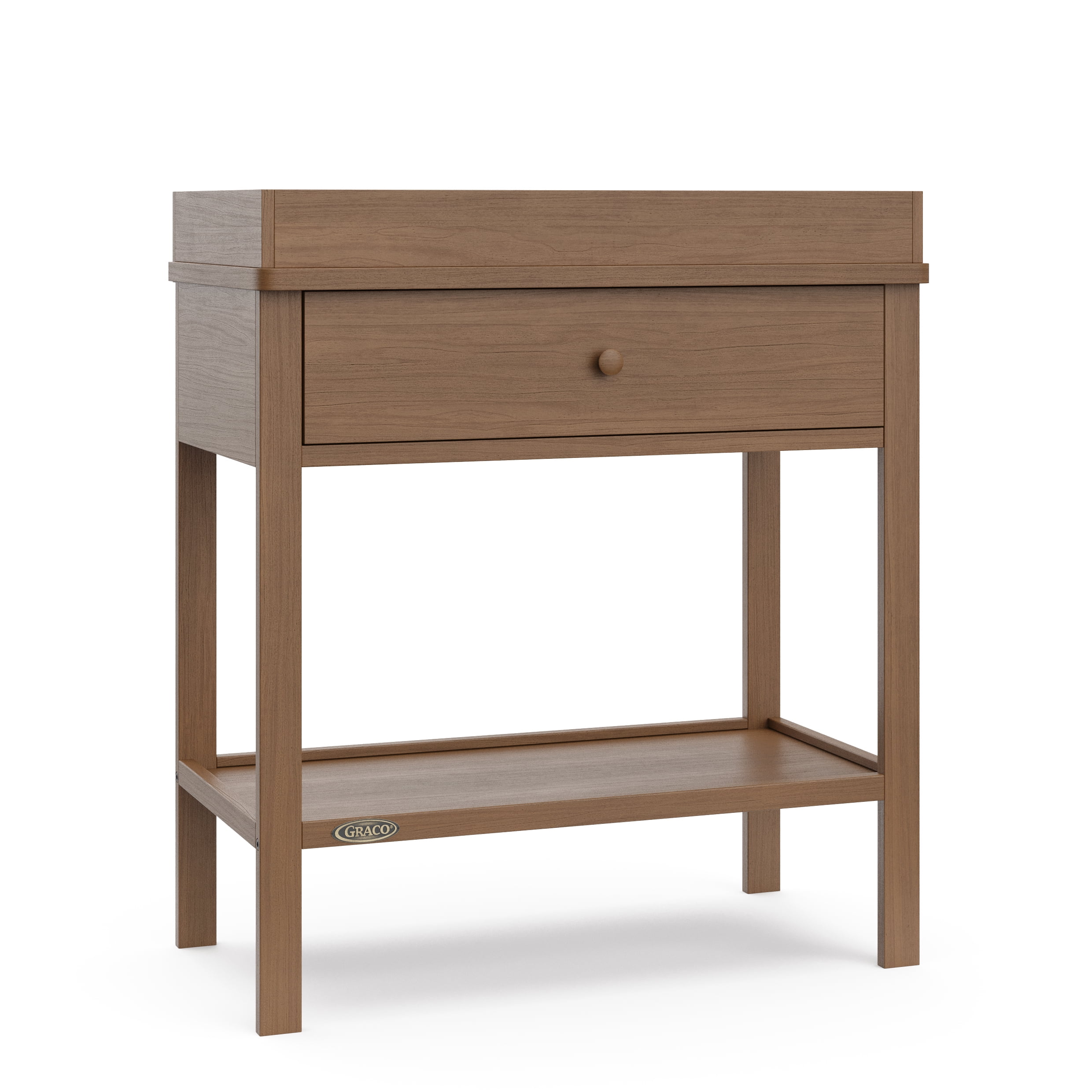 Graco Storage Infant Changing Table, Hazelnut - Walmart.com