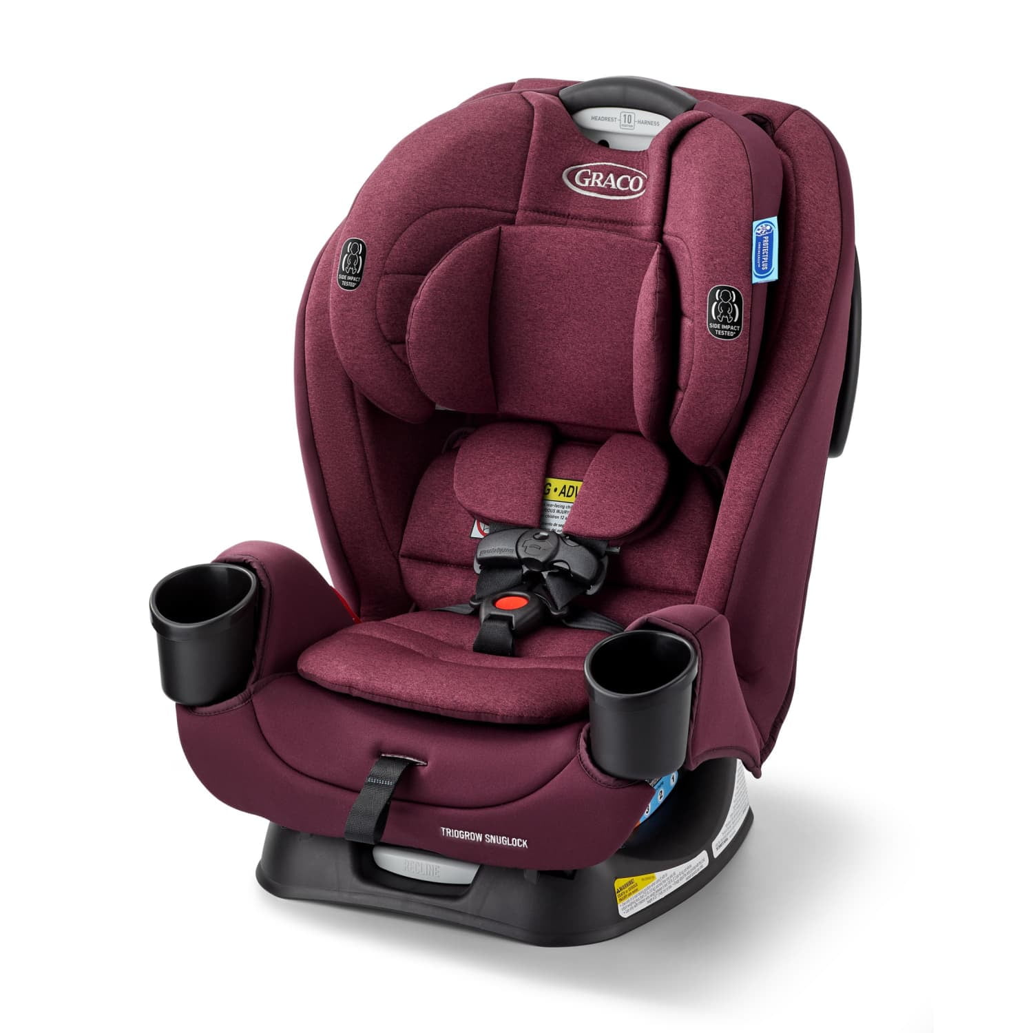 Graco TrioGrow SnugLock 3-in-1 Car Seat, Aria, Maroon - Walmart.com