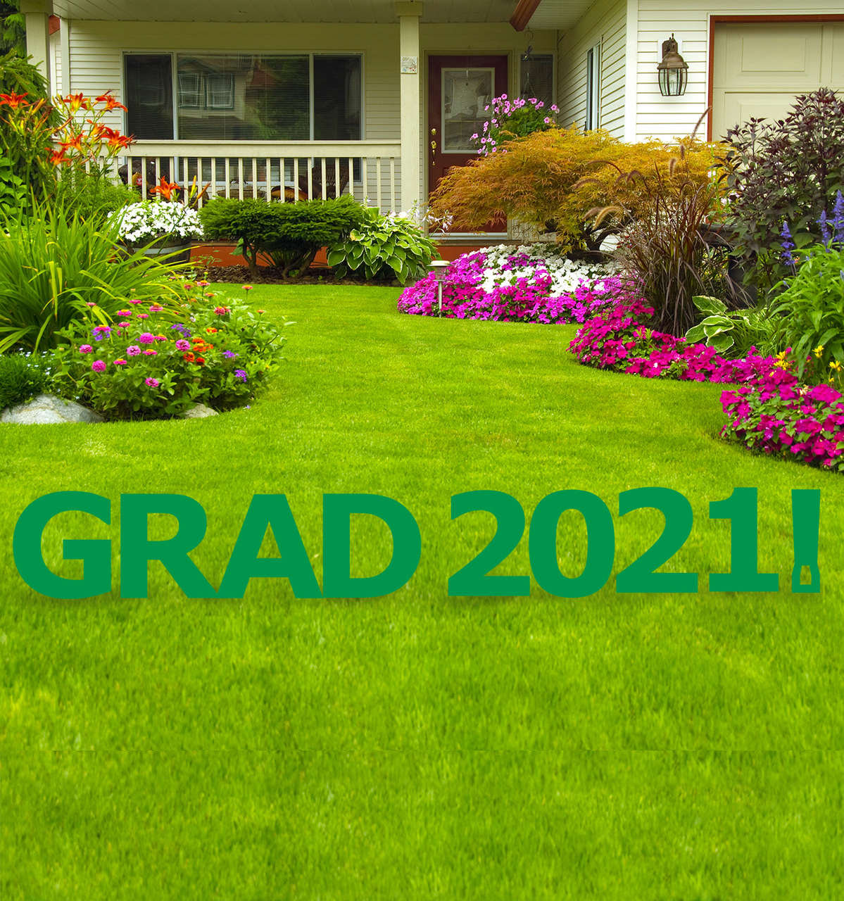 Grad 2021 Green OUTDOOR Yard Signs - Walmart.com