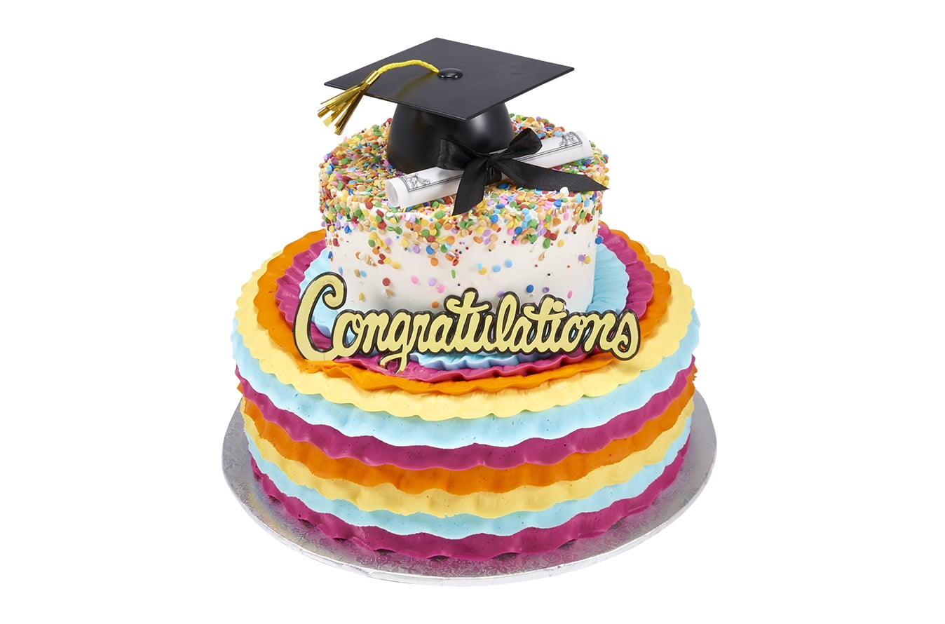 Grad Bright Future Two Tier Cake - Walmart.com