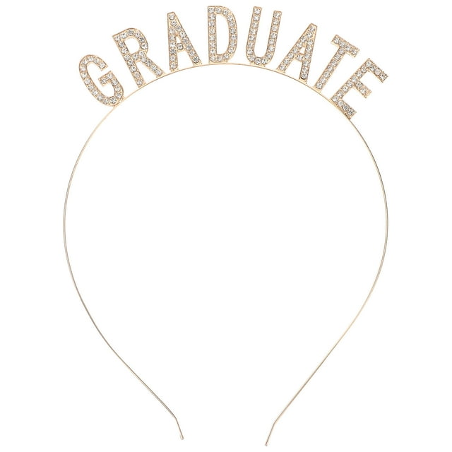 Grad Hat Crown Tiara College Graduate Headband Graduation Party Student ...