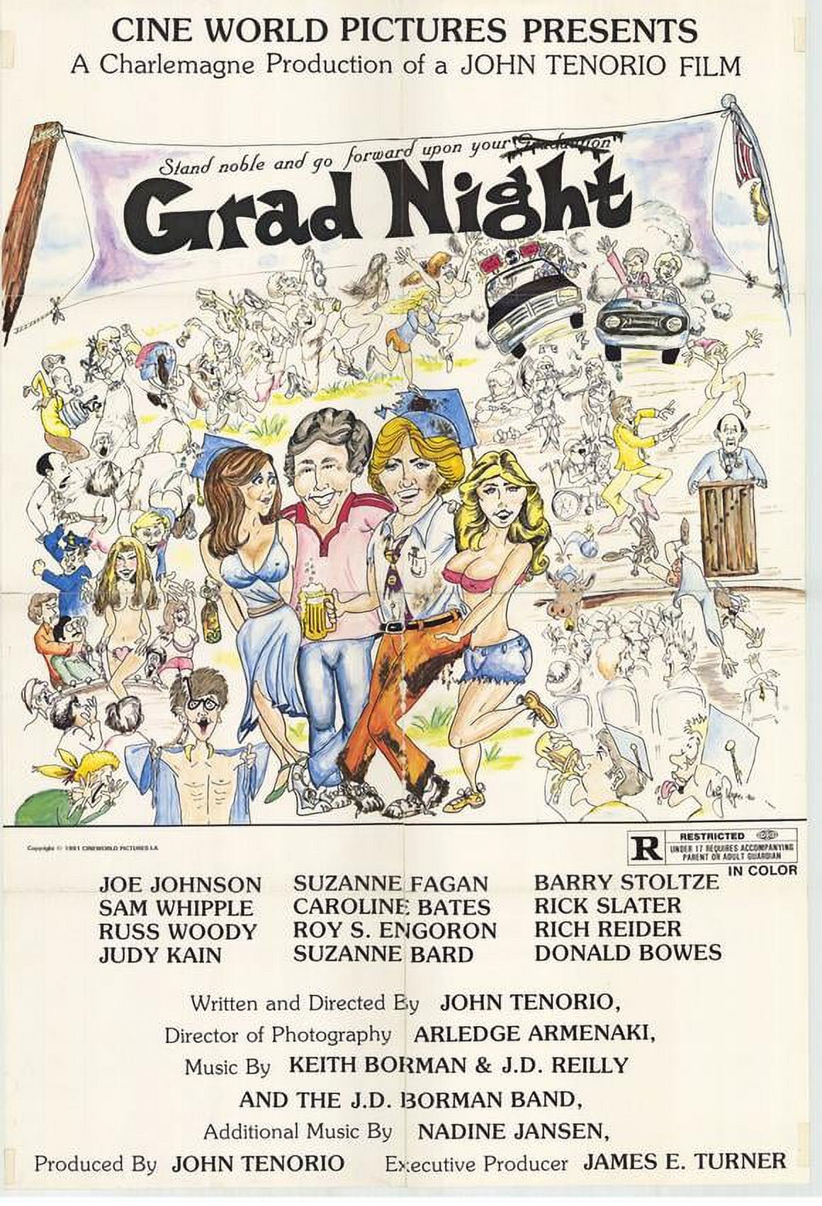 Grad Night - movie POSTER (Style A) (11" x 17") (1981) - Walmart.com