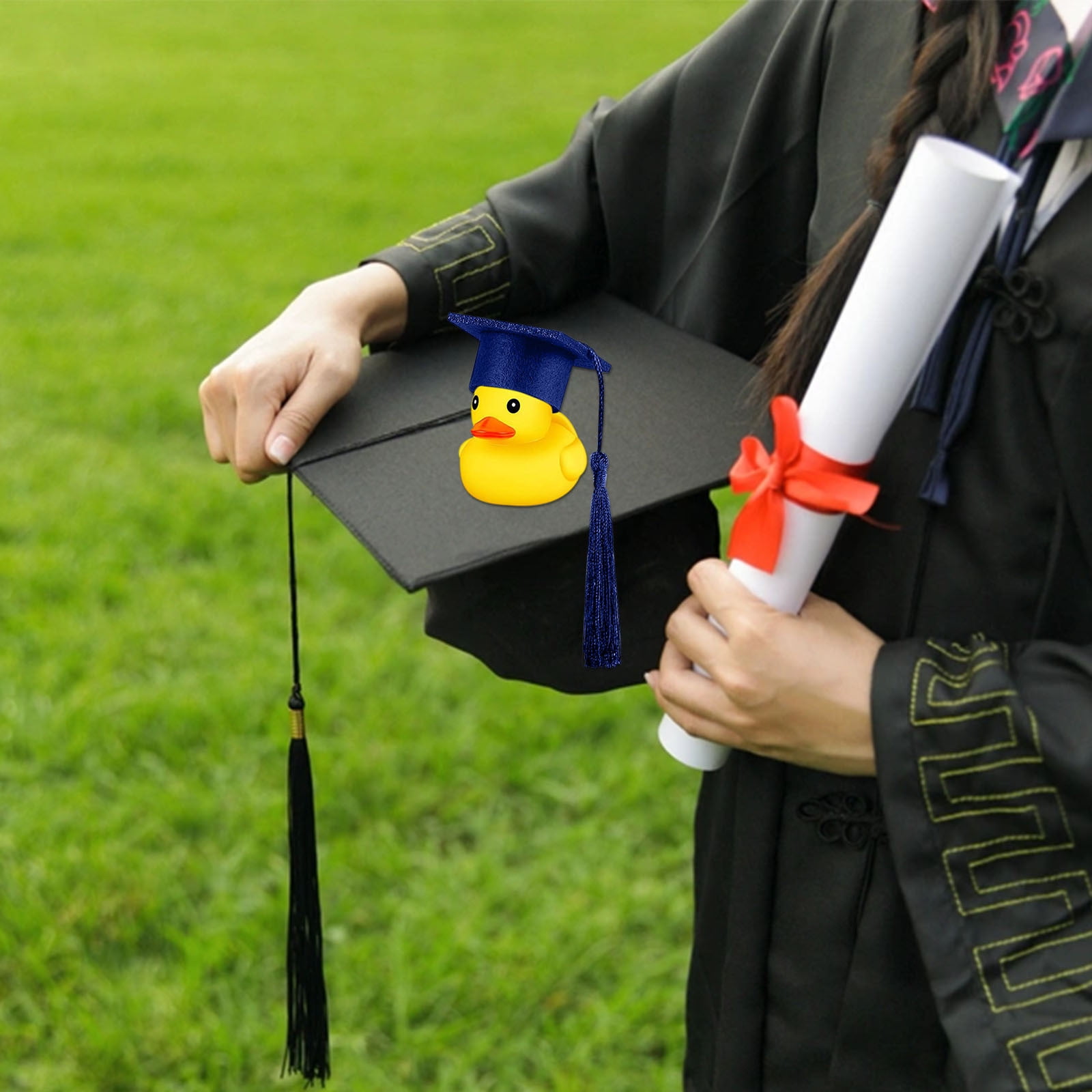 Grad Rubber Duck with Party Cards Mini Grad Rubber Ducky Favor ...