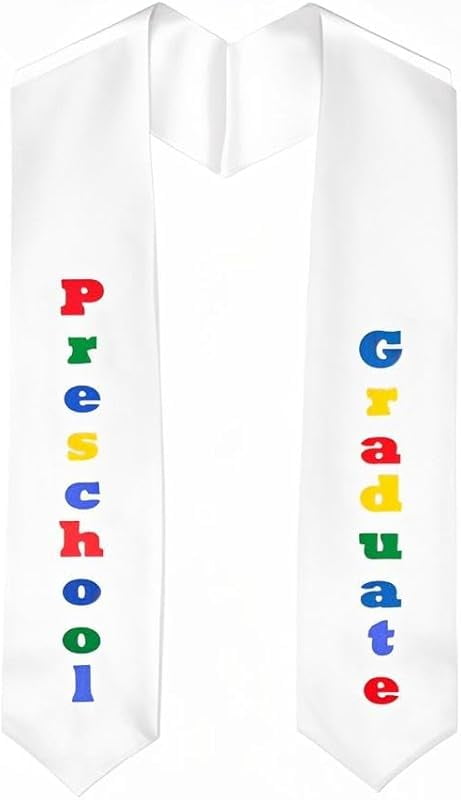 GradPlaza Kids Graduation Stole Sash 50'' Long Kindergarten Sash for ...