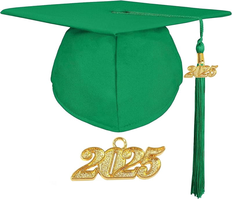 GradPlaza Matte Graduation Cap 2025 Tassel Adult Graduation hat for ...