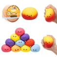 Gradation Dumpling Squishy Toys in Steamer Basket – Soft Kawaii Squeeze ...