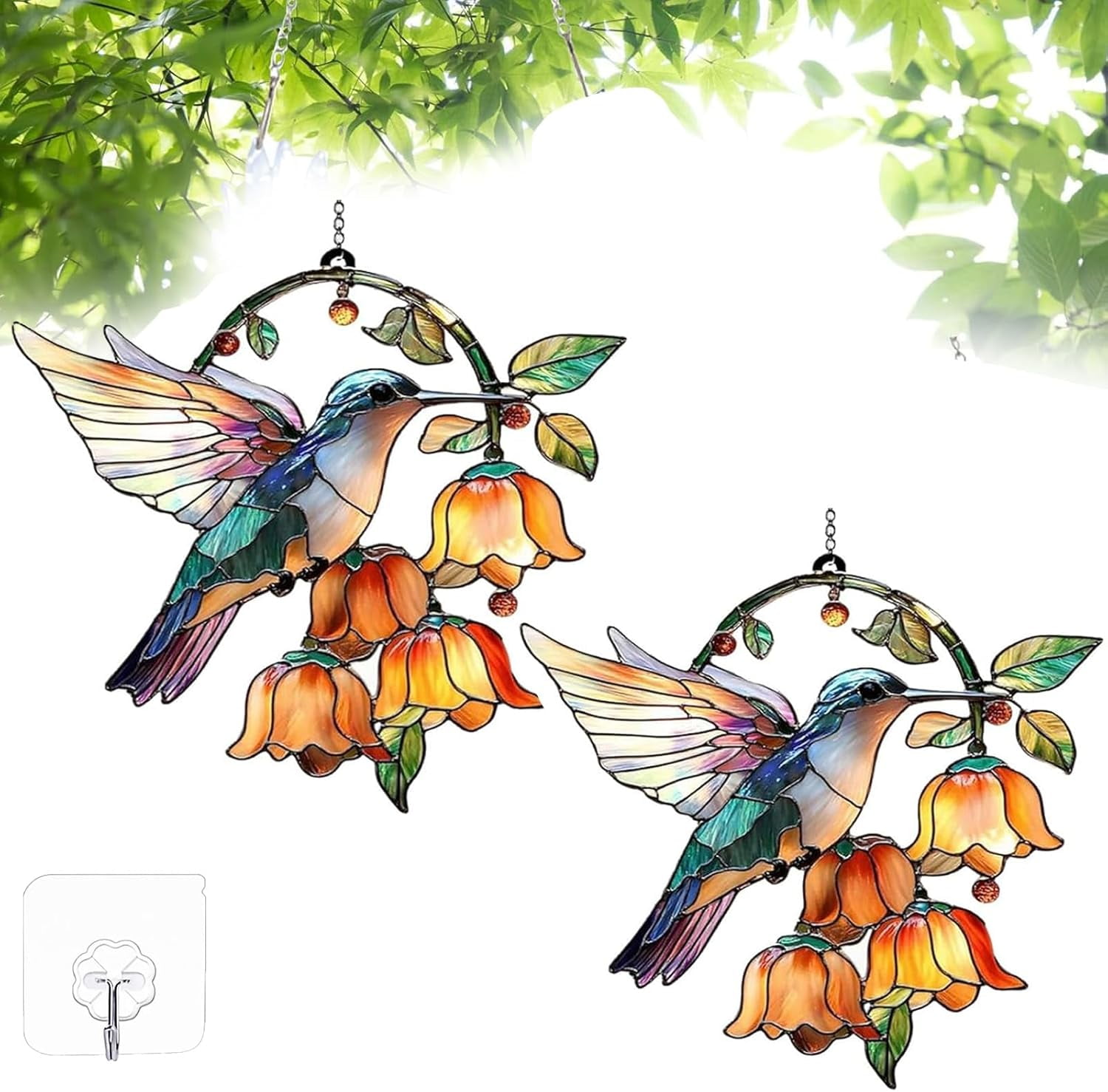 Graddi Hummingbird & Bellflower, Libiyi/Yifare/Olygee/Solymall/Sherum ...