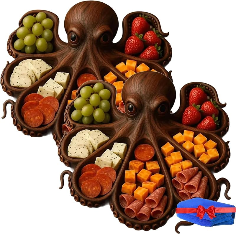Graddi Tentacle Platter, Olygee Octopus Charcuterie Board, Vianys ...