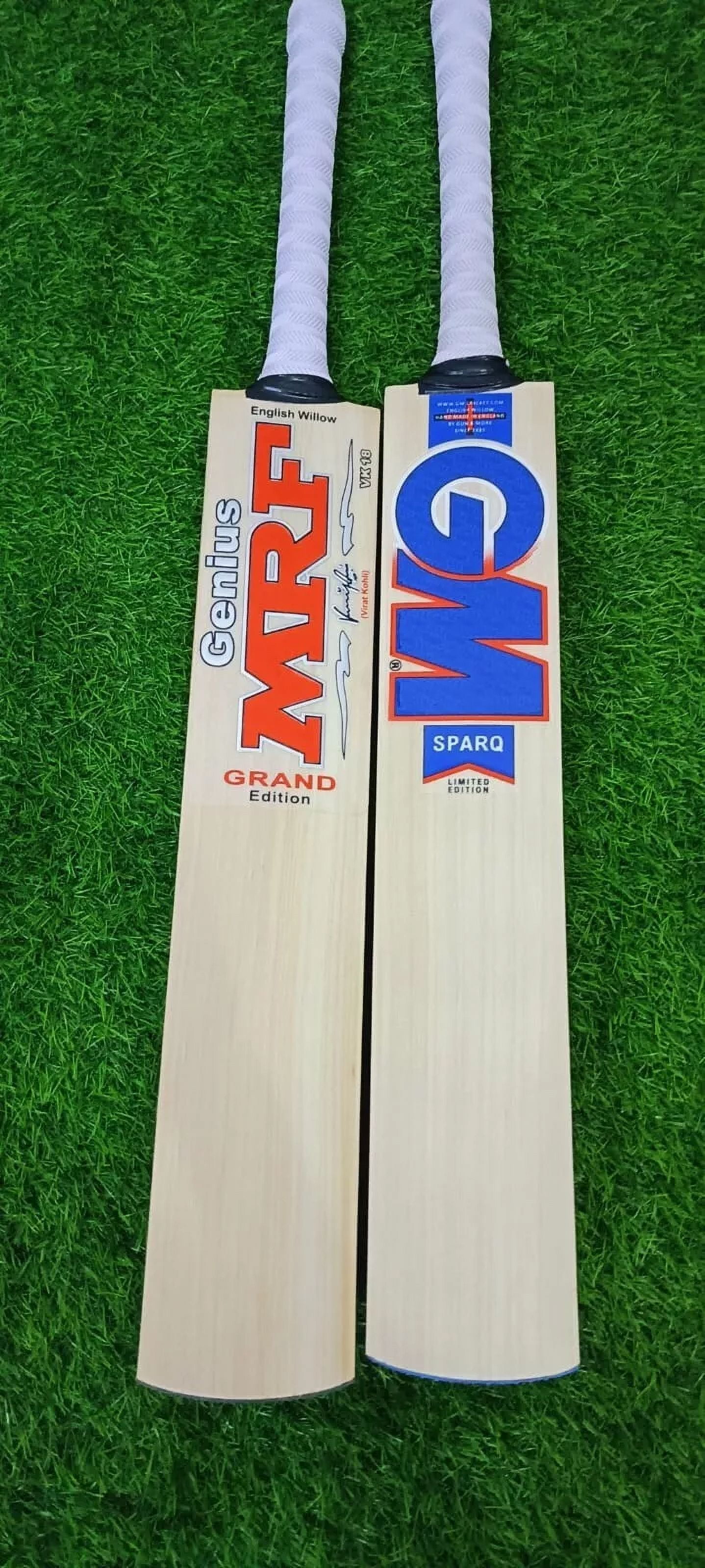 Grade 1 English Willow Cricket Bat - 1200 Grams - Lightweight, High ...