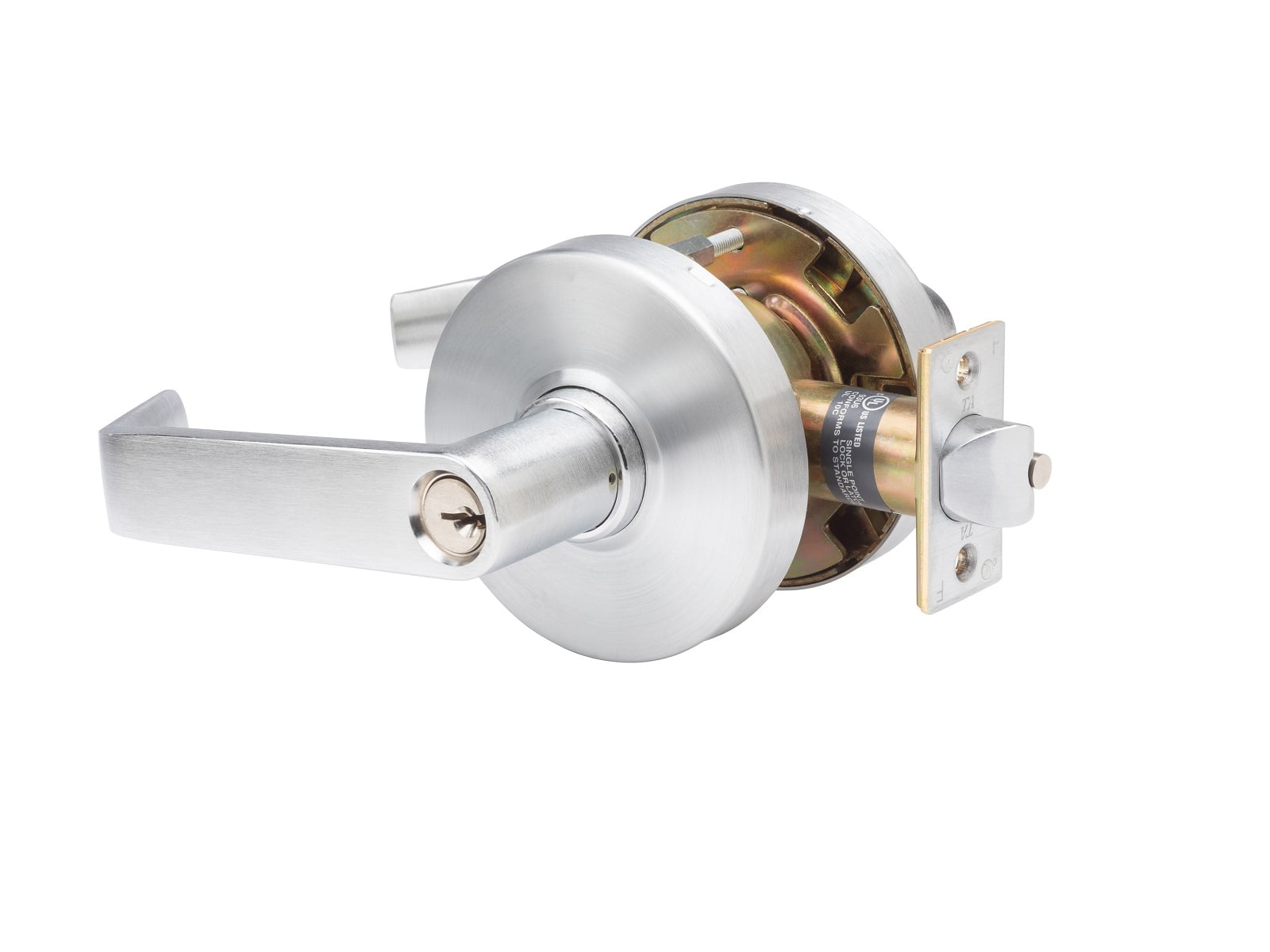 Grade 1 LHV Series Heavy Duty Commercial Cylindrical Lever in Satin ...