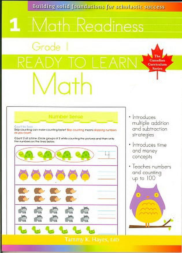 Grade 1 Math (Ready to Learn, Canadian Curriculum Series) - Walmart.com