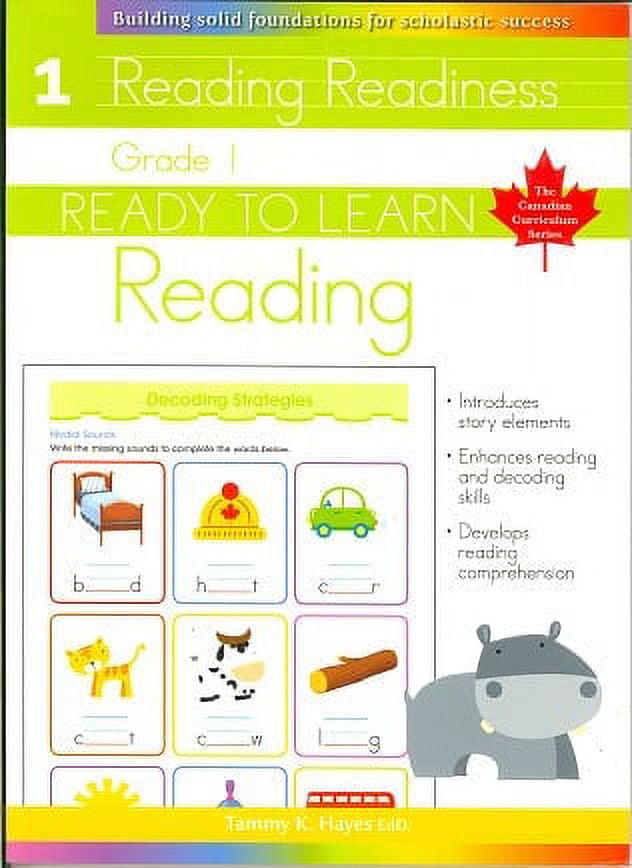 Grade 1 Reading (Ready to Learn, Canadian Curriculum Series) - Walmart.com