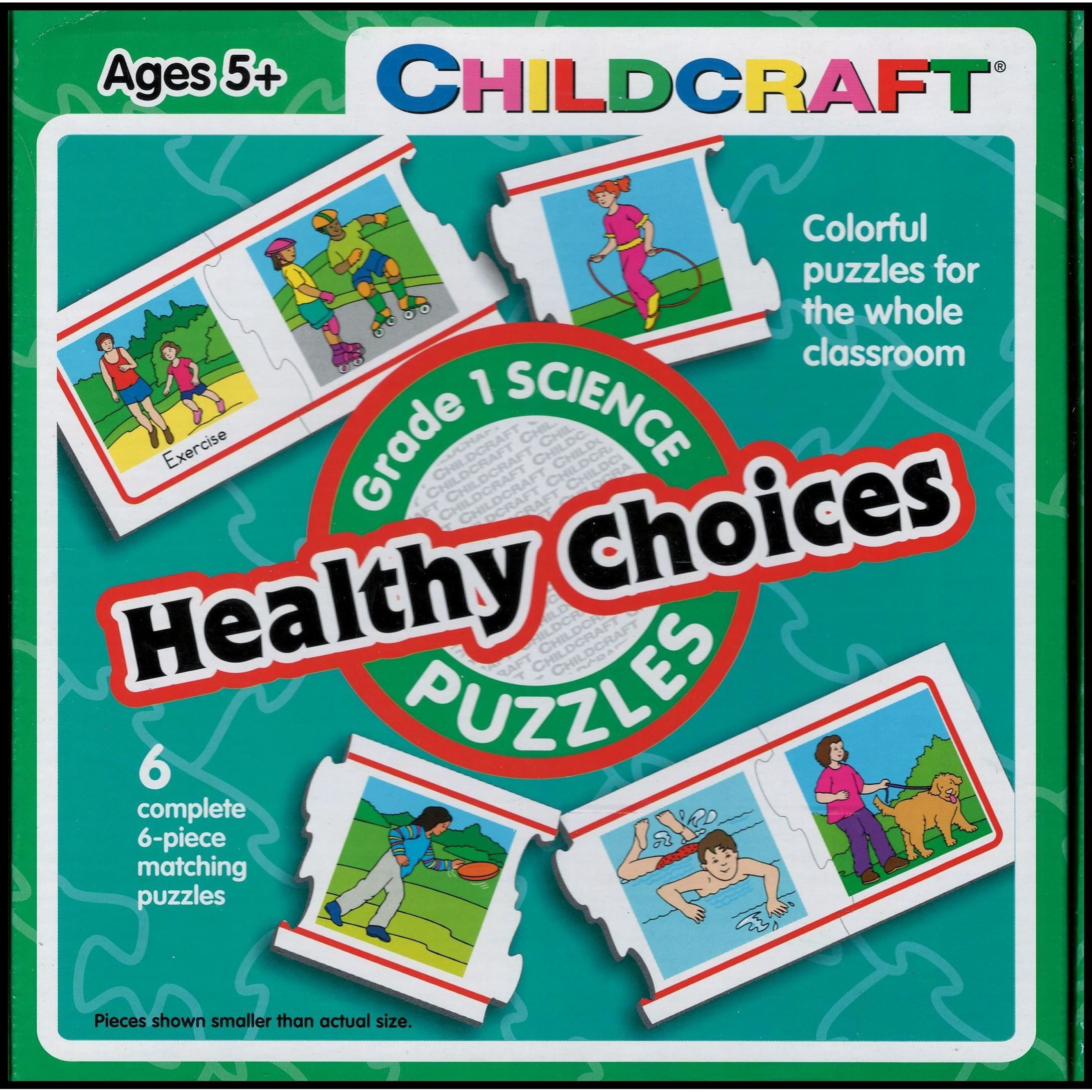 Grade 1 Science Puzzles - Healthy Choices - Walmart.com