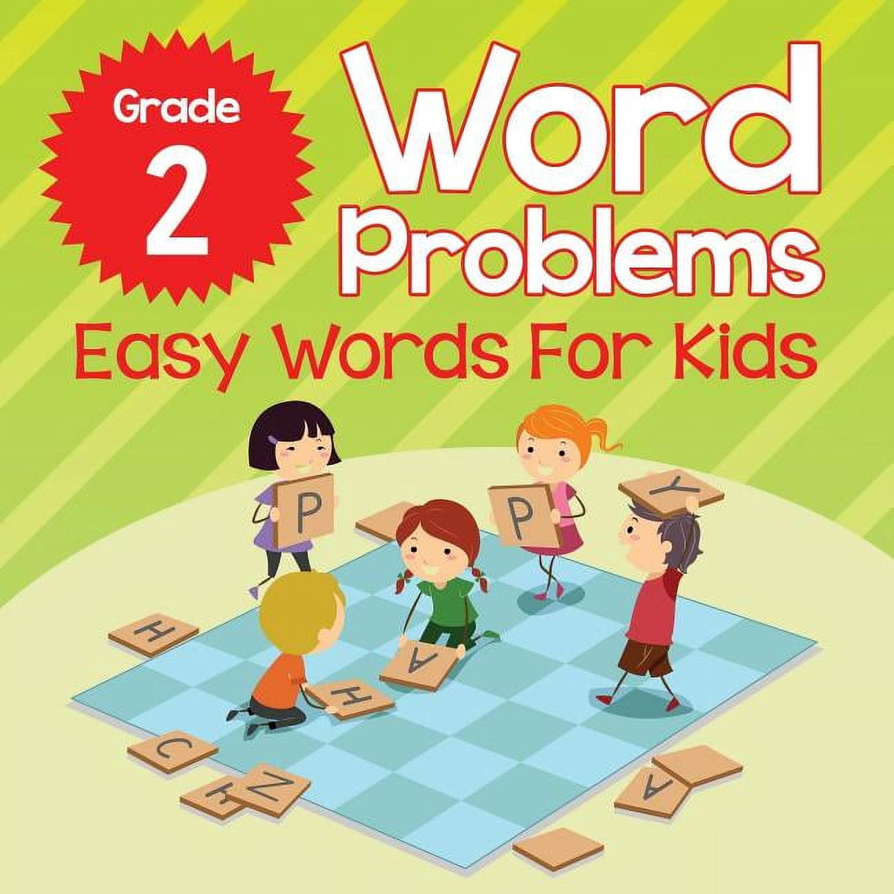 Grade 2 Word Problems: Easy Words For Kids (Word By Word) (Paperback ...