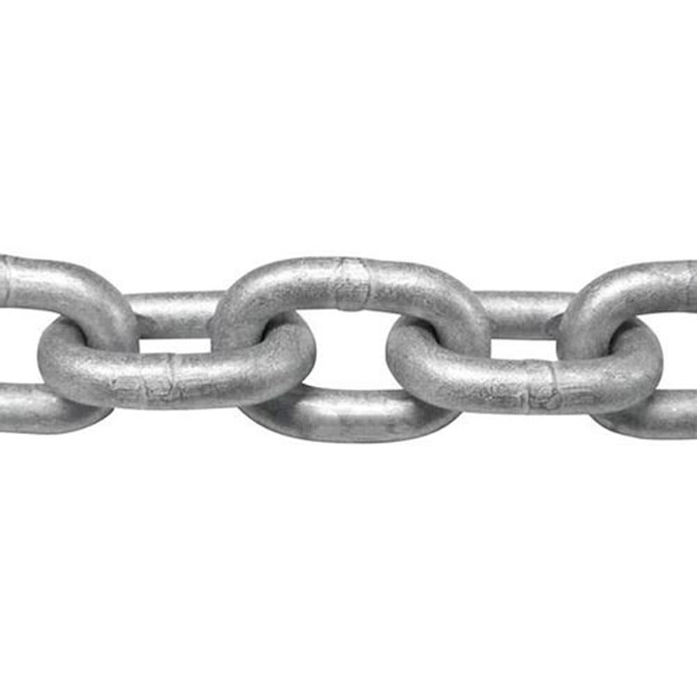 Grade 30 Proof Coil Chain Hot Dip Galvanized Steel 3/16" x 100' Ft ...
