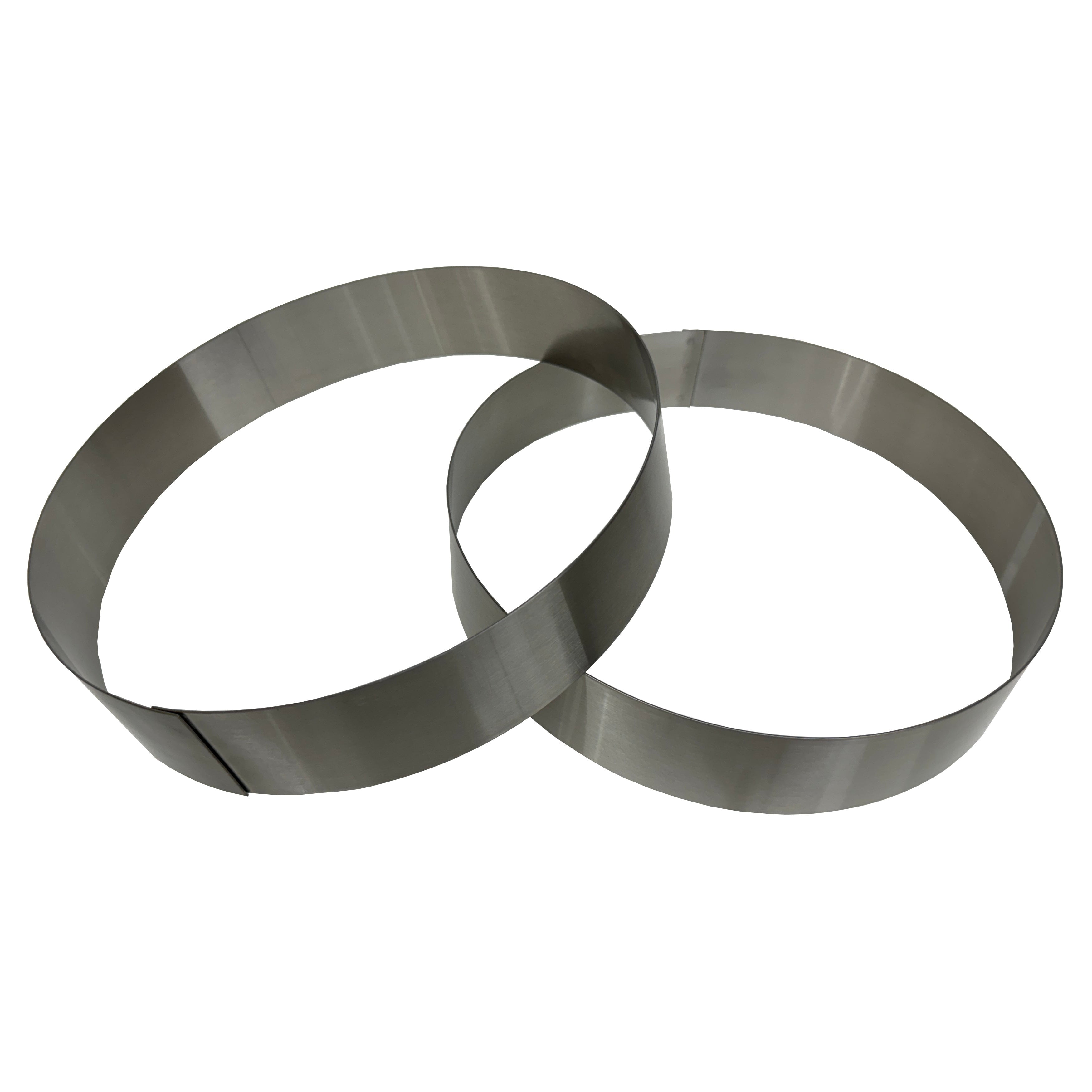 Grade 304 Stainless Steel Cake Rings – Mousse & Pastry Molds for Baking ...